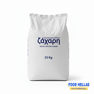 ΖΑΧΑΡΗ ΛΕΥΚΗ ΚΡΥΣΤΑΛΛΙΚΗ 25KG - Food Hellas S.K